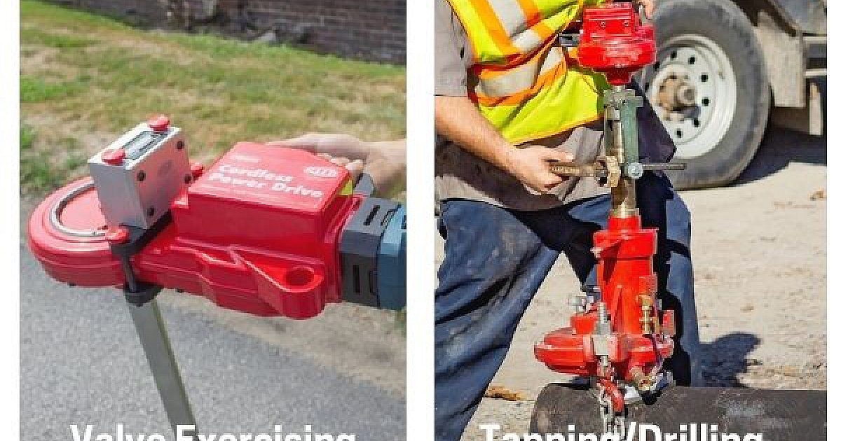Compact Cordless Power for Tapping,… | Municipal Sewer and Water