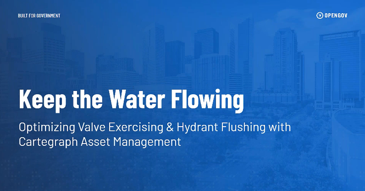 Webinar: Optimize Valve Exercising &… | Municipal Sewer and Water
